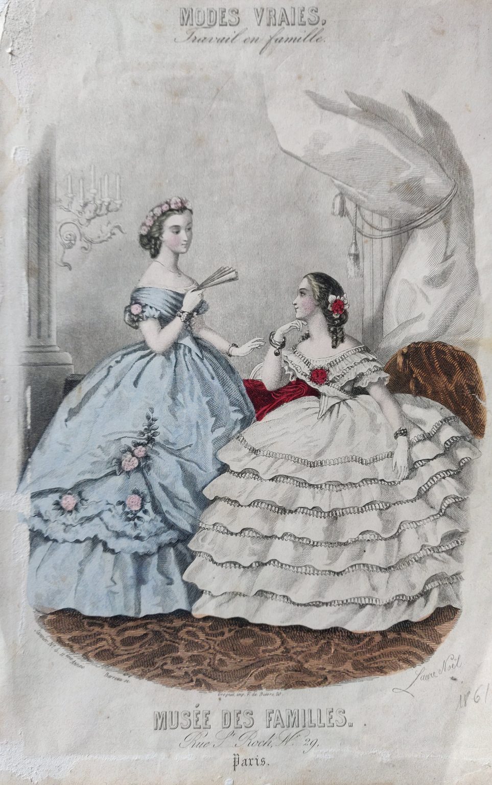 Couture : préparation pour la crinoline de ma robe 1850 - Amusidora